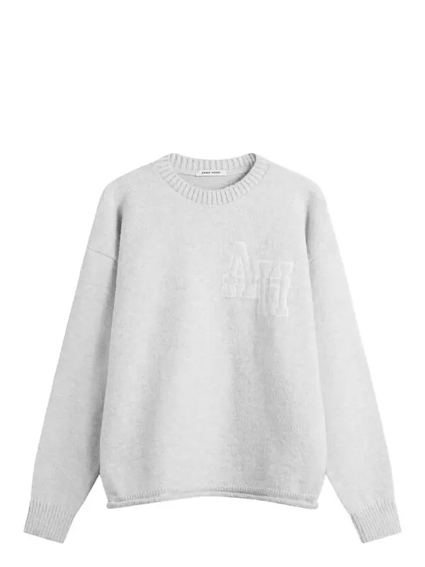 ANNIE HOOD Knit Jumper - Grey