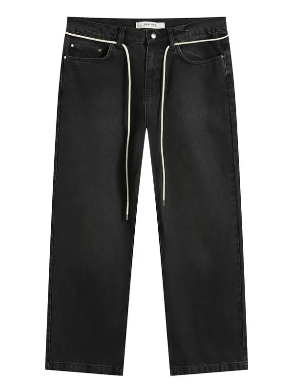 ABOUT:BLANK Wide Leg Denim - Vintage Black