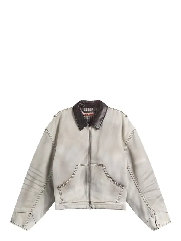 Acne Studios Sulphur Fade Jacket - White/black
