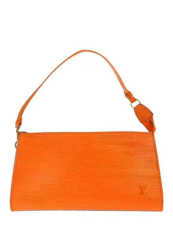 LOUIS VUITTON 2003 Épi Shoulder Bag - Orange