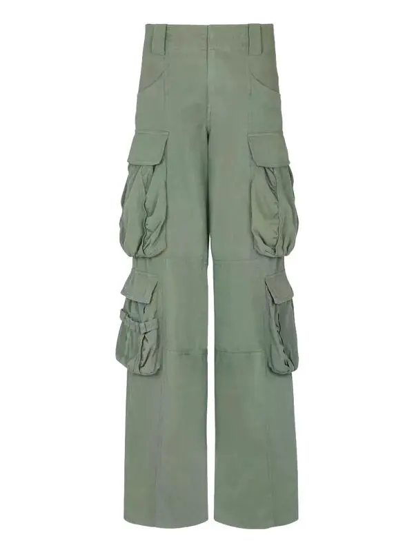 Balmain Multi-pocket Cargo Trousers - Green