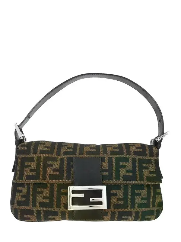 Fendi 2000 Zucca Baguette - Black