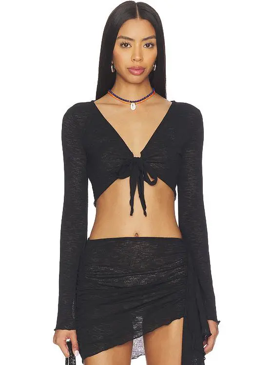 LOVEWAVE The Lenai Knit Top - Black