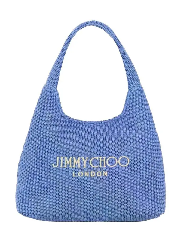 JIMMY CHOO Raffia Shopper - Blue