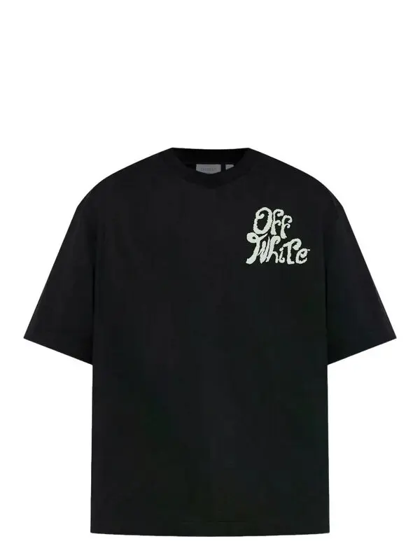 Off-White Logo-detail T-shirt - Black