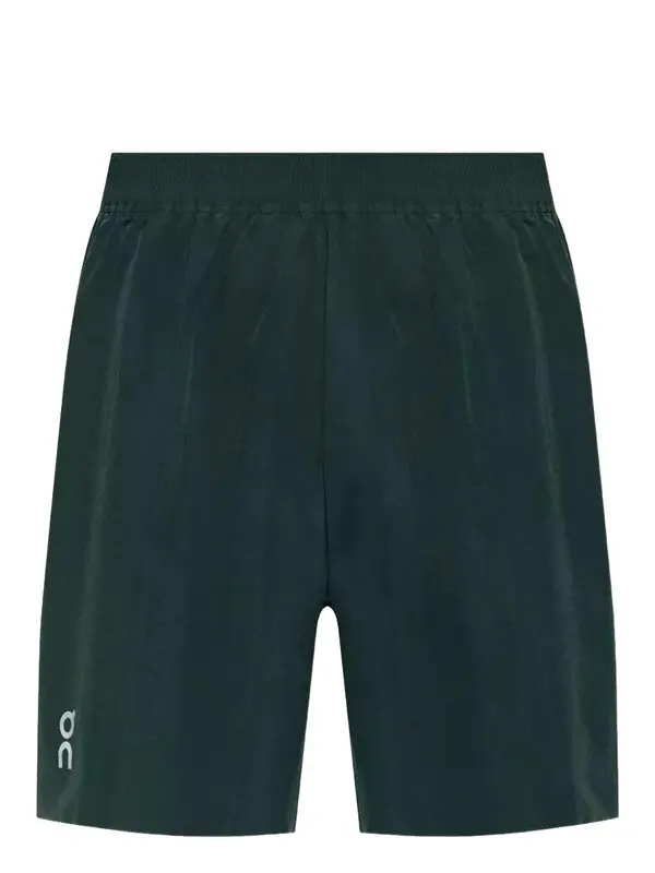 On Logo-print Shorts - Green