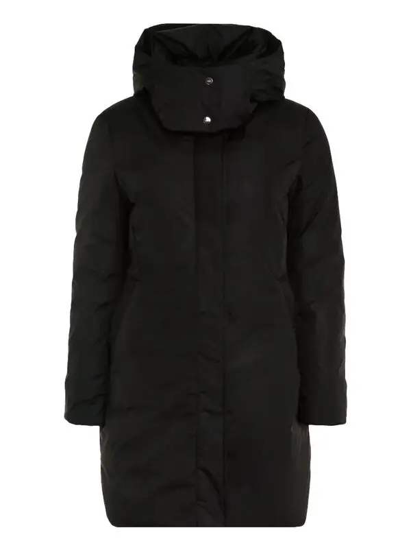 Add Hooded Coat - Black