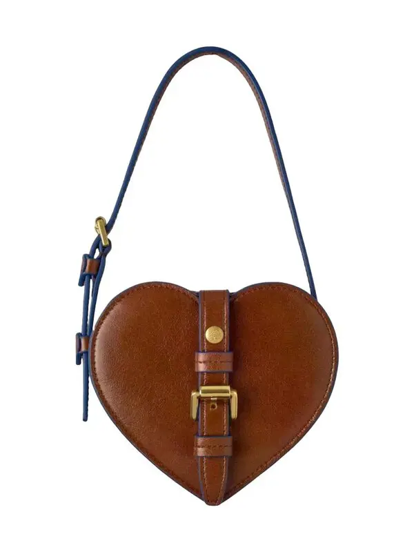 Mulberry Mini Roxanne Heart Bag - Brown