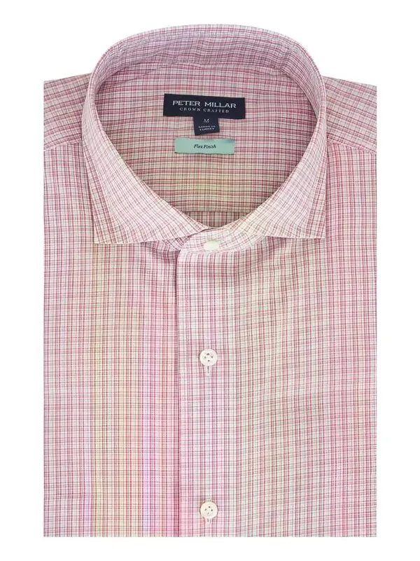 Peter Millar Checked Shirt - Pink