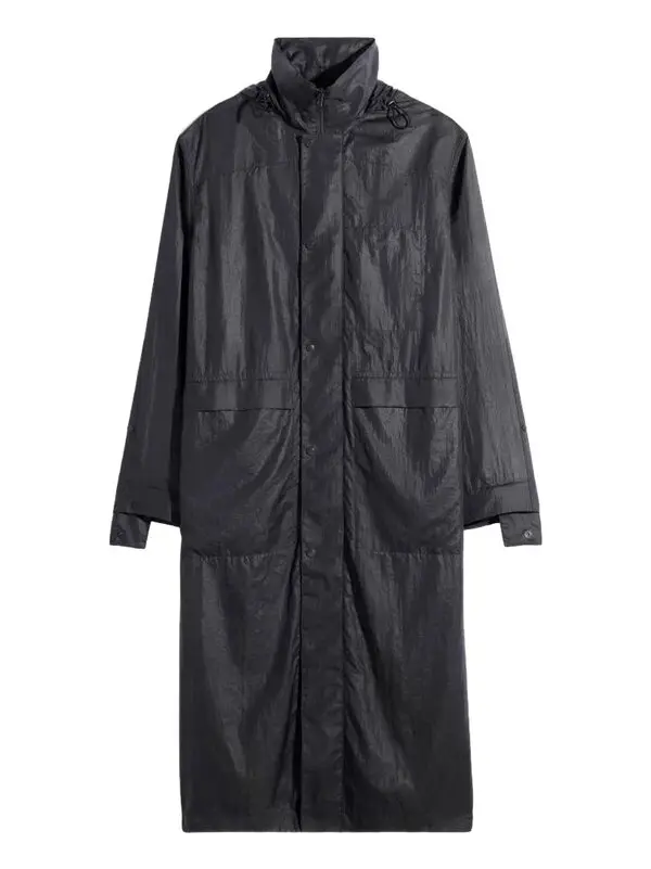 LEMAIRE Hooded Raincoat - Black