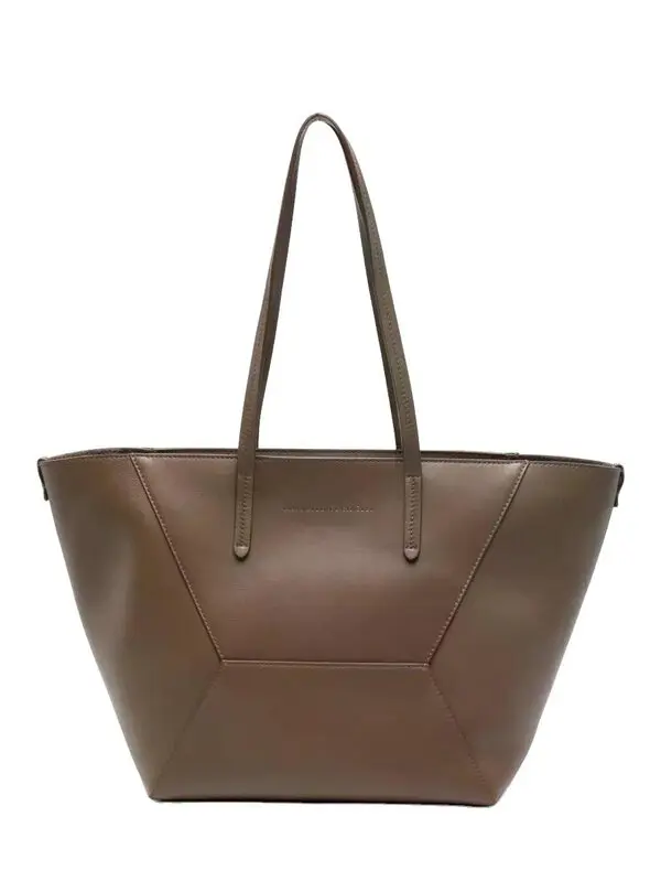 Brunello Cucinelli Panelled Tote - Brown