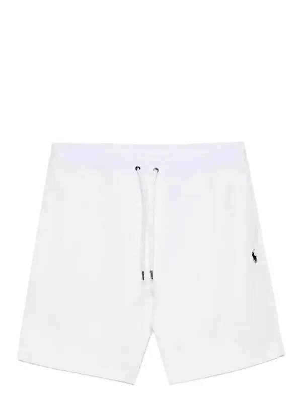 Polo Ralph Lauren Double Knit Tech Athletic Shorts - White