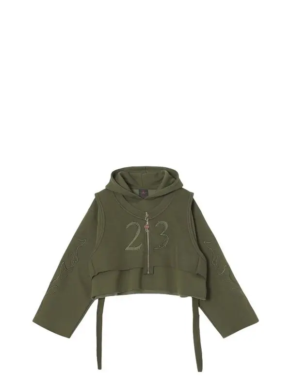 Nike Jordan X Teyana Taylor Fleece Hoodie - Rough Green