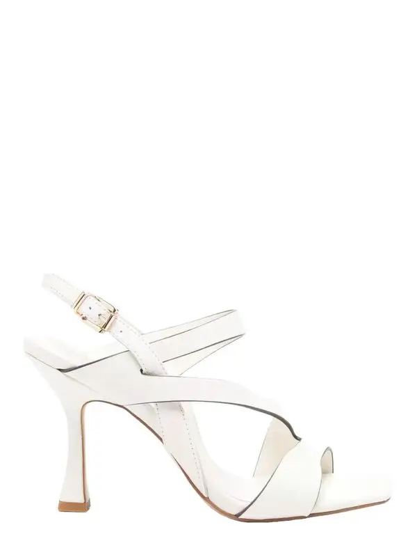 BRUNO PREMI Margot Strappy Leather Sandals - Neutrals