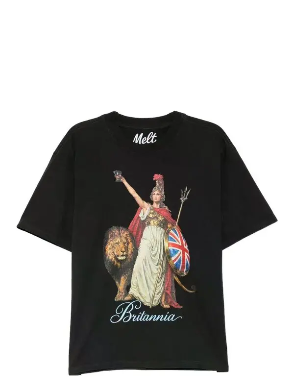 MELT Graphic-print T-shirt - Black