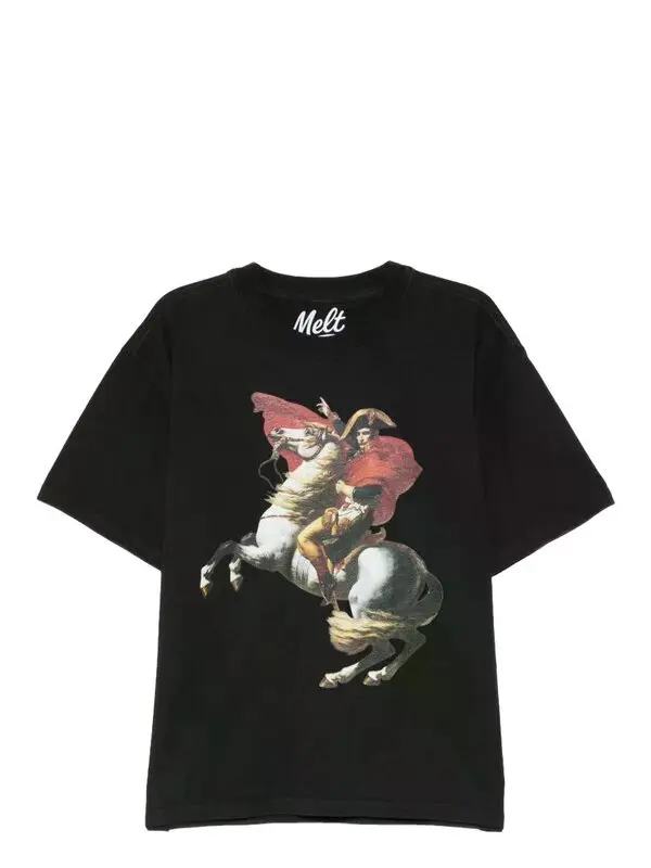 MELT Graphic-print T-shirt - Black