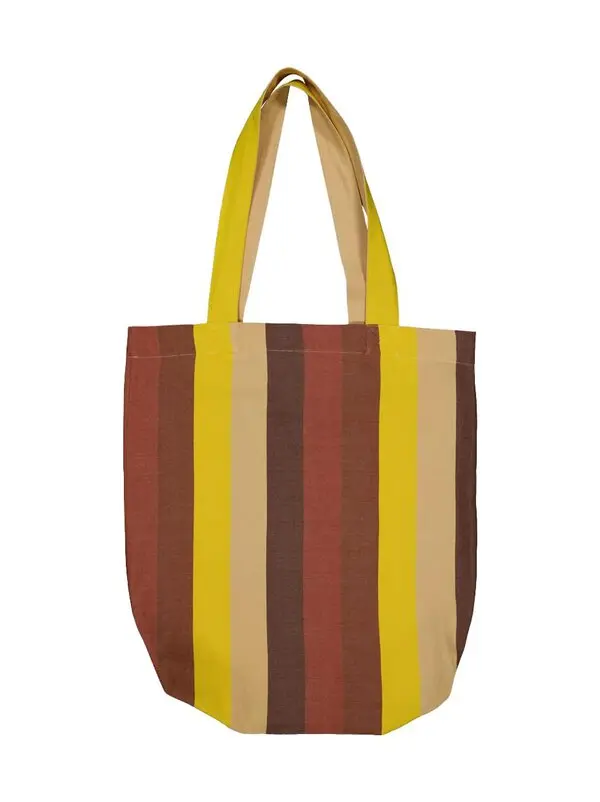 MARRAKSHI LIFE Striped Cotton Shoulder Bag - Multicolour