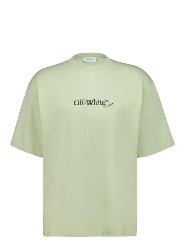 Off-White Alfalfa Green Scribble Arrow Skate T-shirt - White