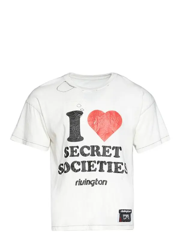 RIVINGTON ROI REBIS Secret Societies Tyler Tee Max - White