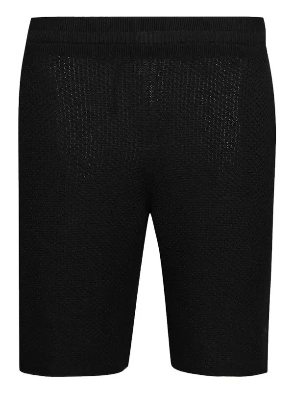 Issey Miyake Rustic Knit Shorts - Black