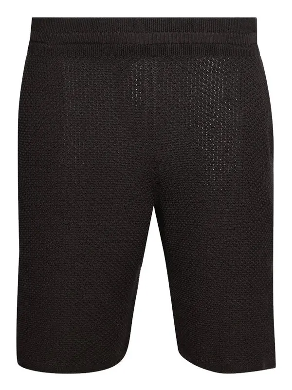 Issey Miyake Rustic Knit Shorts - Brown
