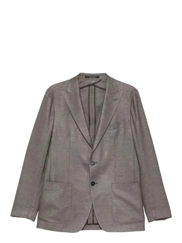 Tagliatore Notched-lapel Two-button Jacket - Brown