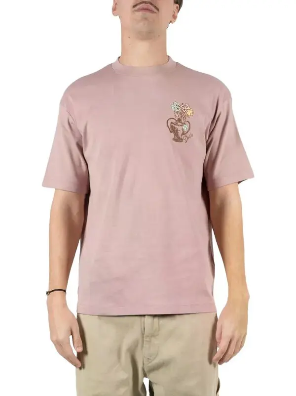 Drole De Monsieur Floral Print T-shirt - Pink