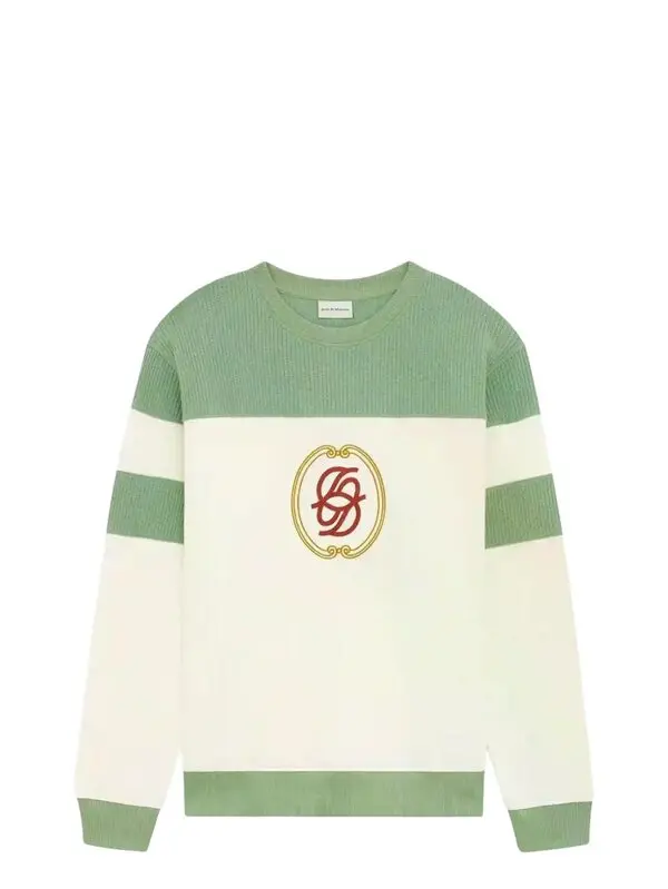Drole De Monsieur Logo-embroidered Sweatshirt - Neutrals