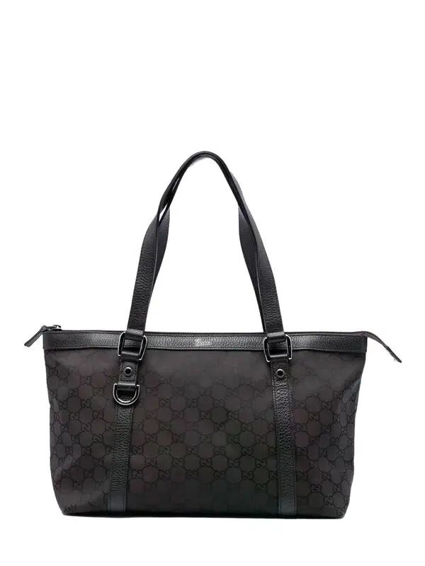 Gucci Gg Canvas Abbey D-ring Tote Bag - Brown