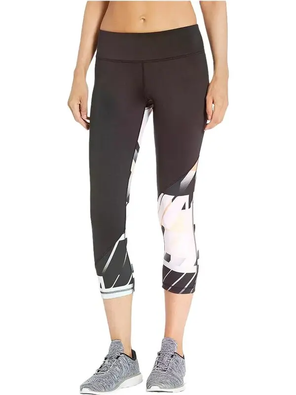REEBOK Printed Leggings - Black