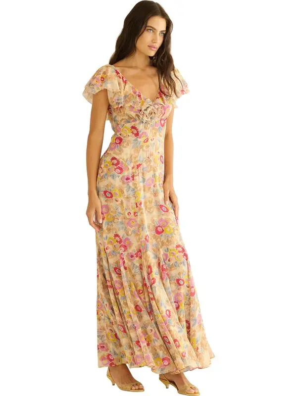 DÔEN Amérelle Maxi Dress - Jardin De Camelias