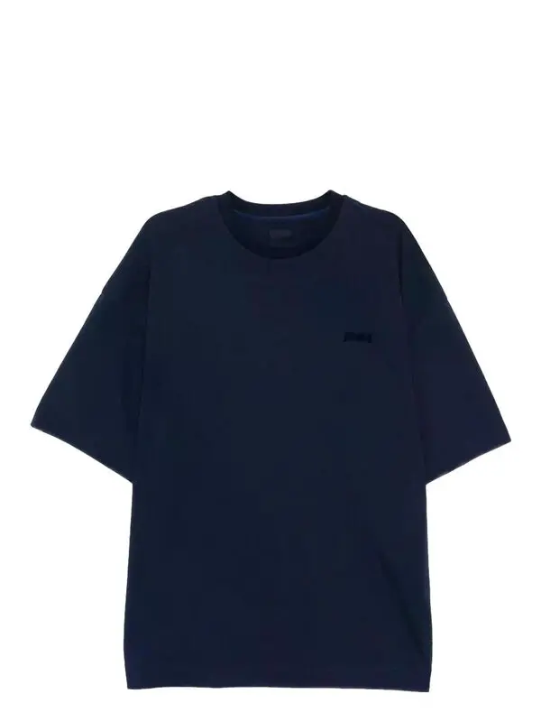 JUUN.J Logo-embroidered T-shirt - Blue