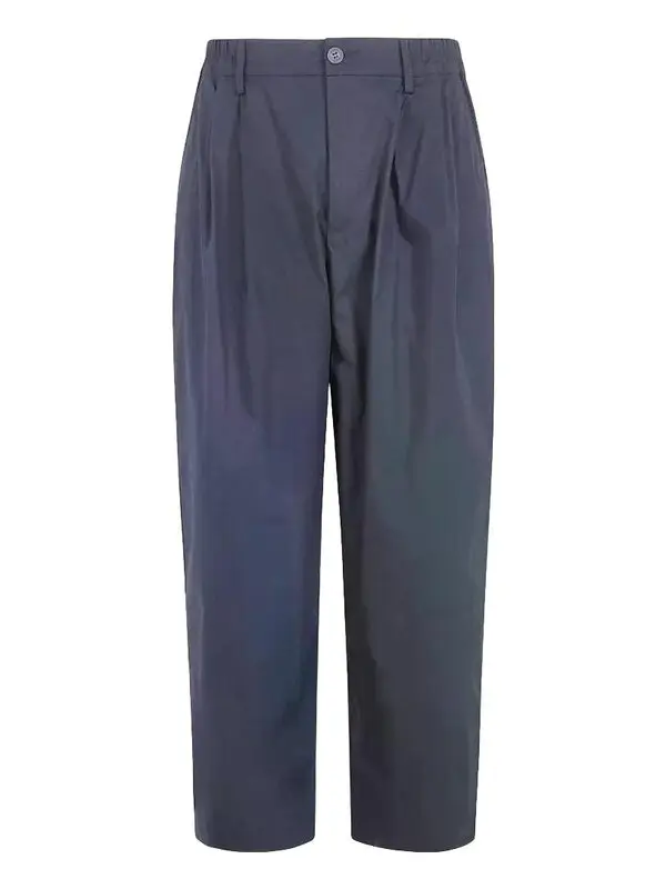 WOC Elasticated-waist Trousers - Blue
