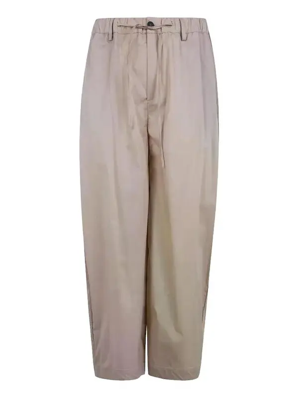 WOC Drawstring-fastening Trousers - Neutrals