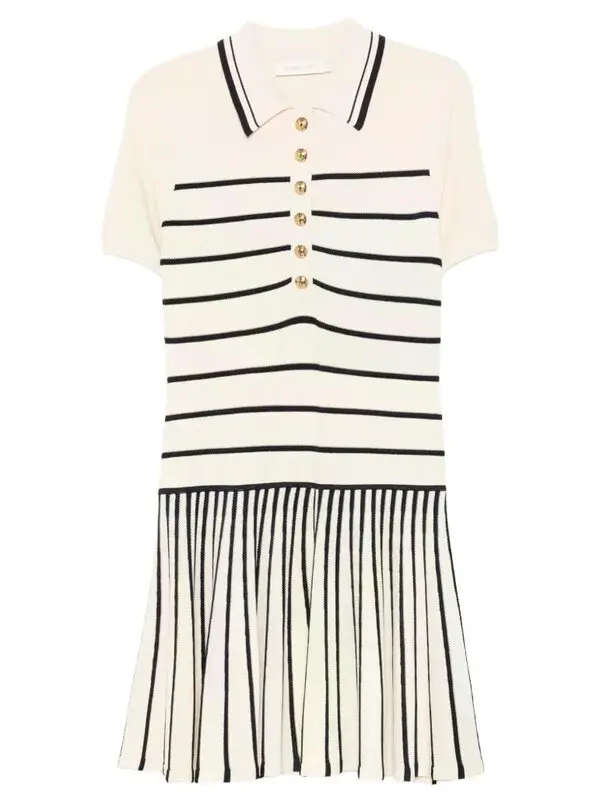 Zimmermann Luna Mini Dress - Neutrals