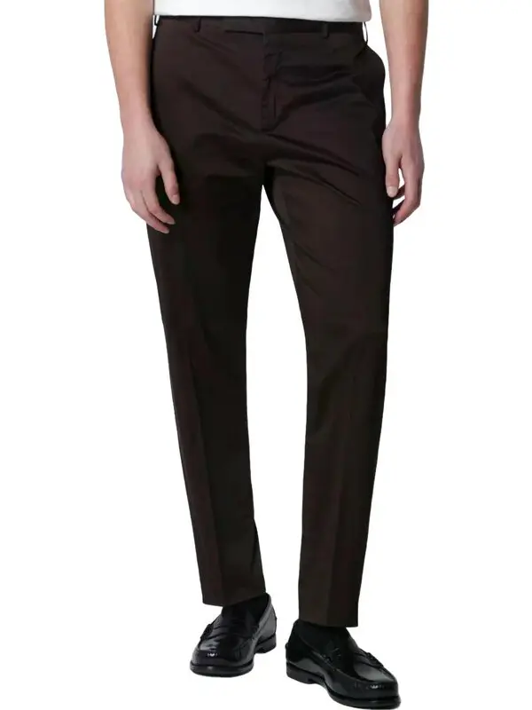 PT TORINO Tailored Slim Fit Trousers - Brown