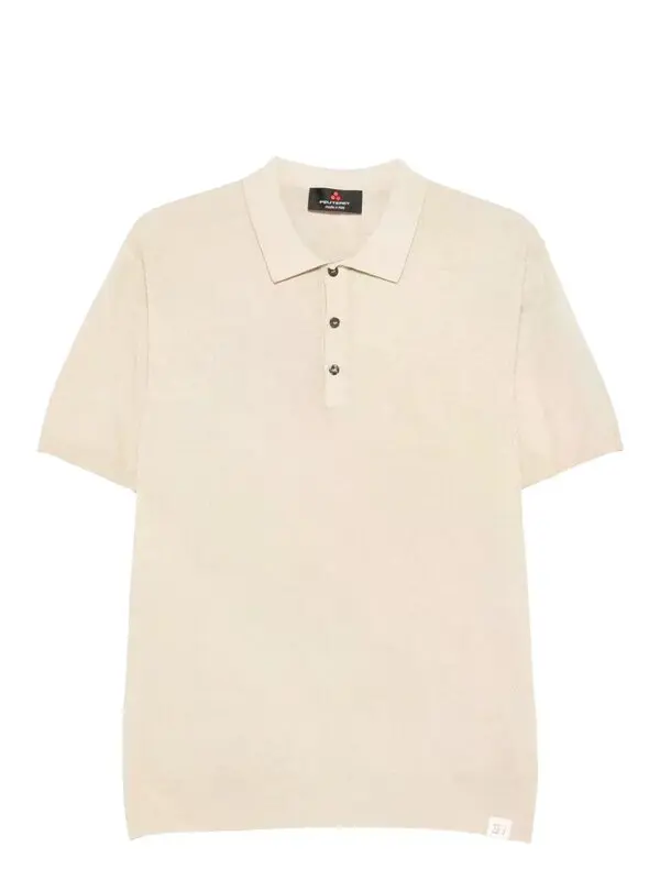 Peuterey Correboi Textured Polo Shirt - Neutrals