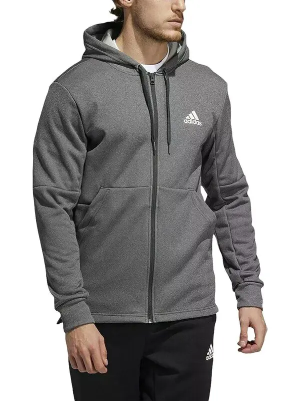 Adidas Zip-up Hoodie - Grey