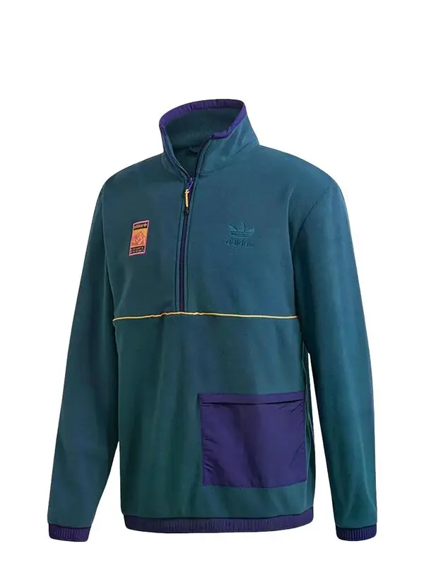 Adidas Adiplore Polar Half-zip Sweatshirt - Blue