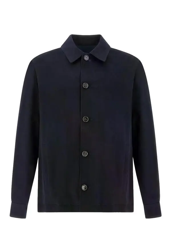 Paul & Shark Long-sleeve Buttoned Overshirt - Blue