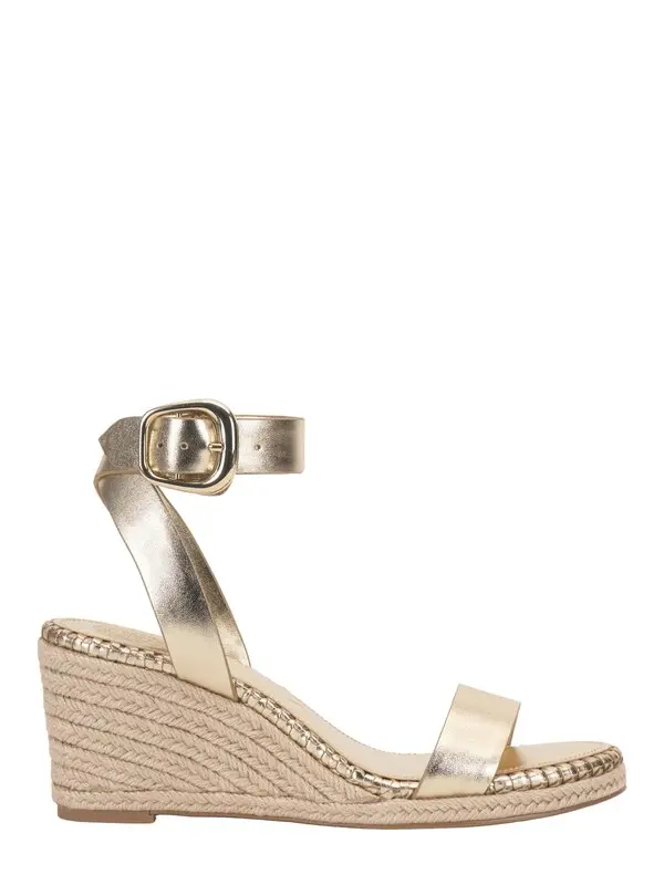Vince Camuto Fainel Espadrille Wedge Sandal - Egyptian Gold