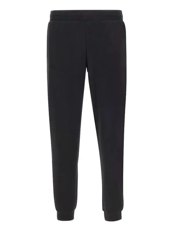 EA7 Logo-tape Track Pants - Black