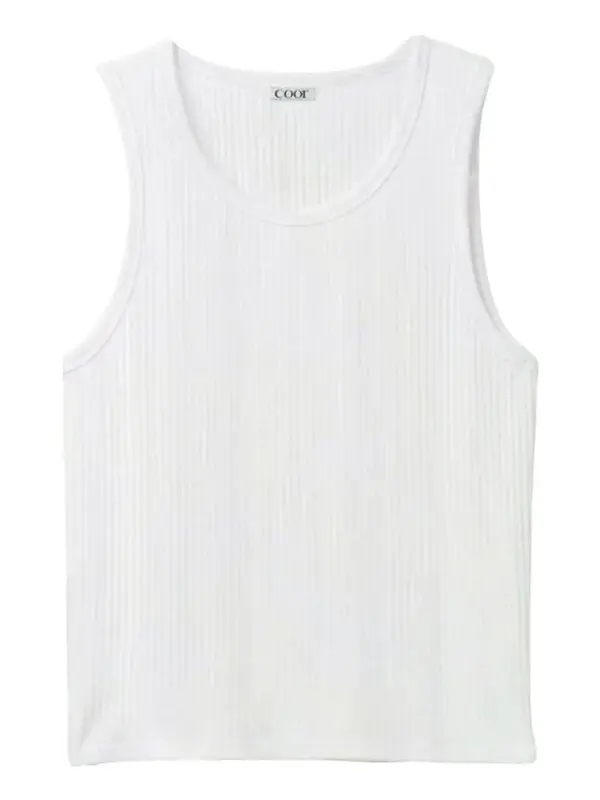 COOR Sleeveless Scoop-neck Tank Top - Neutrals