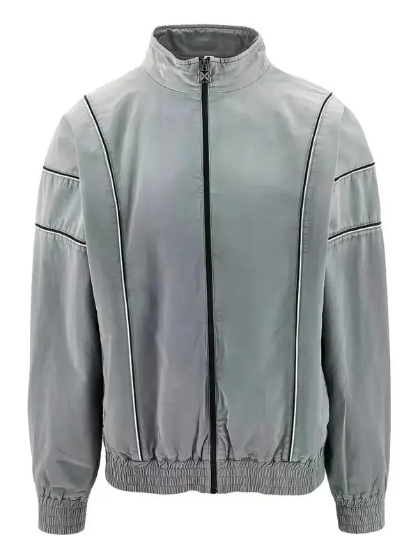 Off-White Offline Gd Gab Piped Track Jacket - Grey