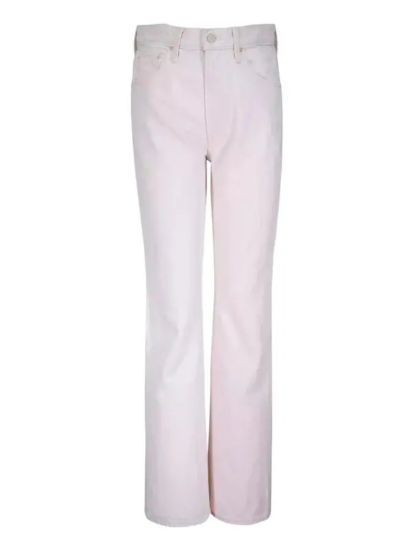 MOTHER The Scooter Skimp Frayed-hem Jeans - Neutrals