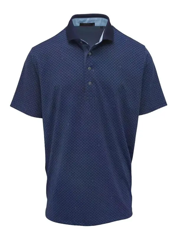 Greyson Short-sleeves Polo Shirt - Blue