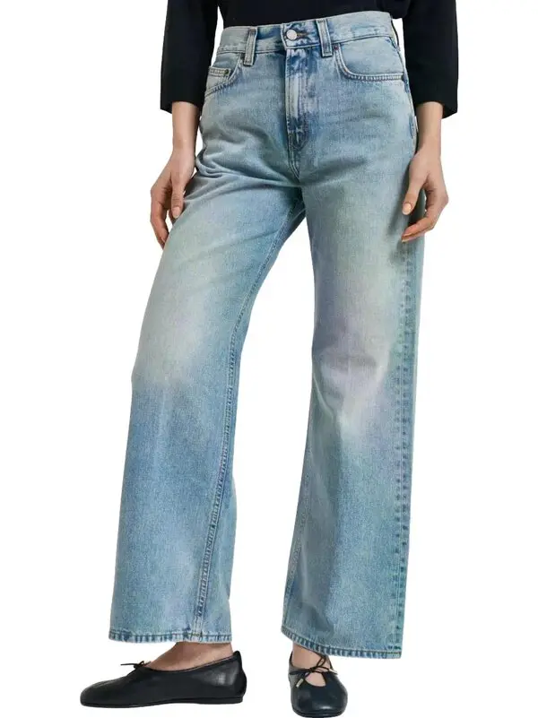 HAIKURE Winny Straight Leg Jeans - Blue