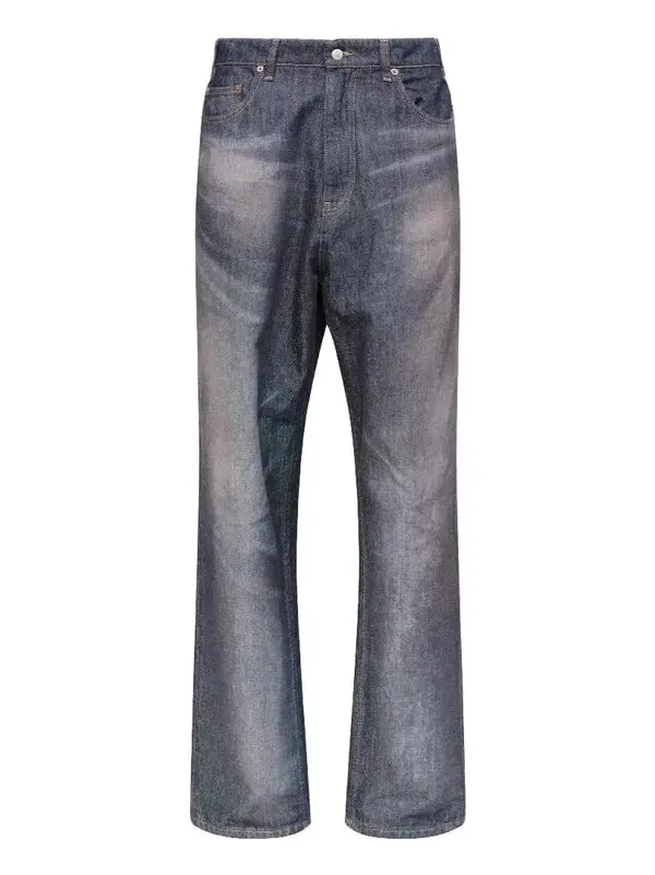 MAISON MARGIELA Faded Straight-leg Trousers - Blue