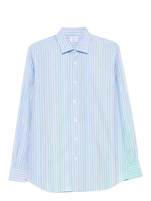 MAZZARELLI Striped Shirt - Blue