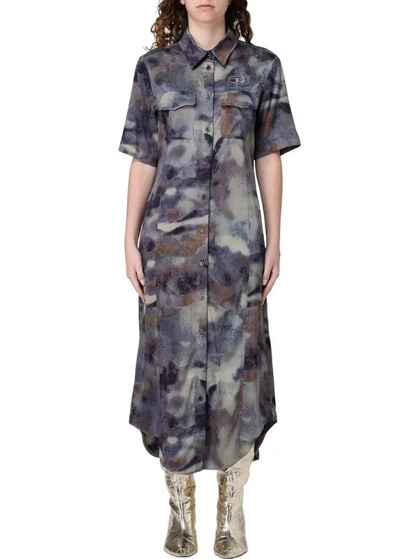 DIESEL® Shirt Dress - Green